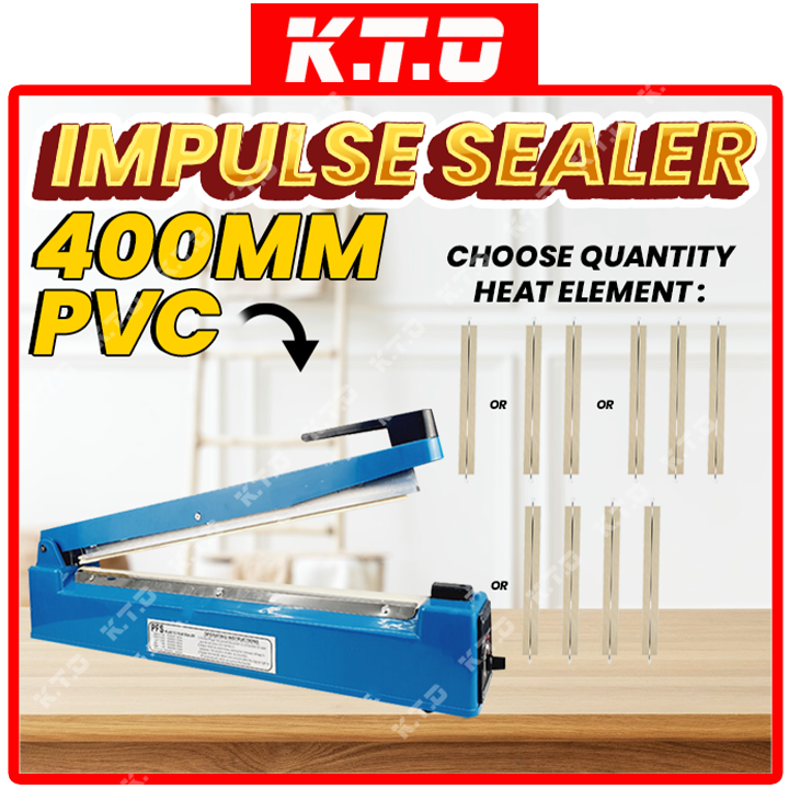 Pvc / Metal Impulse Sealer Machine Plastic Film Seal Heat Element ...
