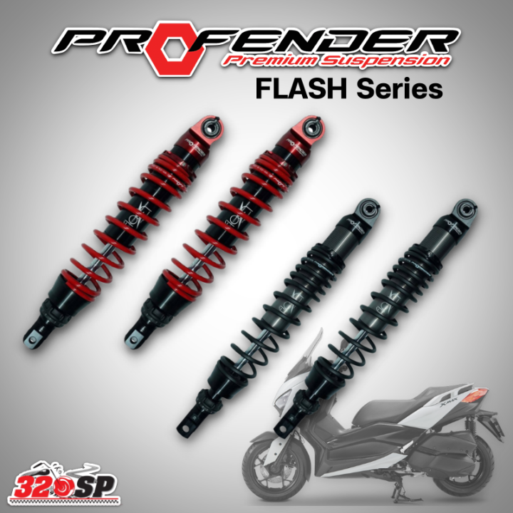 โช๊คหลัง PROFENDER FLASH-SERIES YAMAHA X-MAX 250/300 REAR STD (ไม่มีซัพ ...