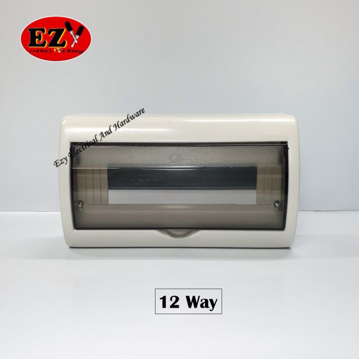 TC DB Box (Distribution Board) PVC 12 Way | Lazada