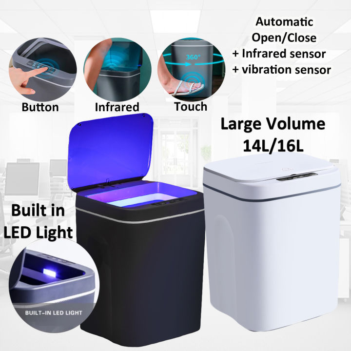Automatic Dustbin Infrared Sensor Touchless Touch Free Intelligent ...