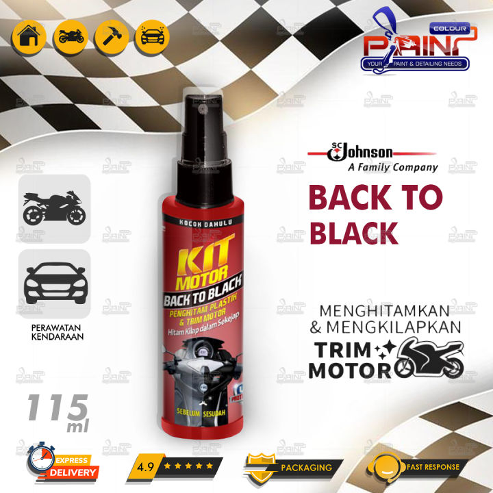 KIT Back To Black Mobil 115ml - Pengkilap dan penghitam | Lazada Indonesia