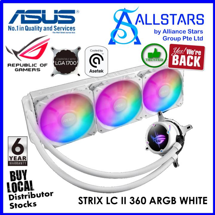 (ALLSTARS : We Are Back / DIY Promo) ASUS ROG STRIX LC II 360 ARGB ...