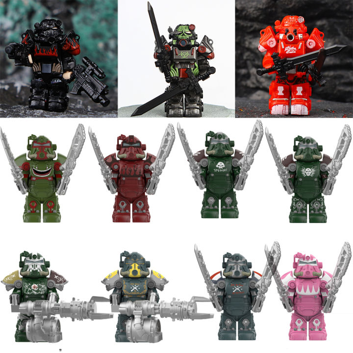 Fallout T-51 Mech Armor Series Figure T60 Red Fang Power Mech Heavy ...