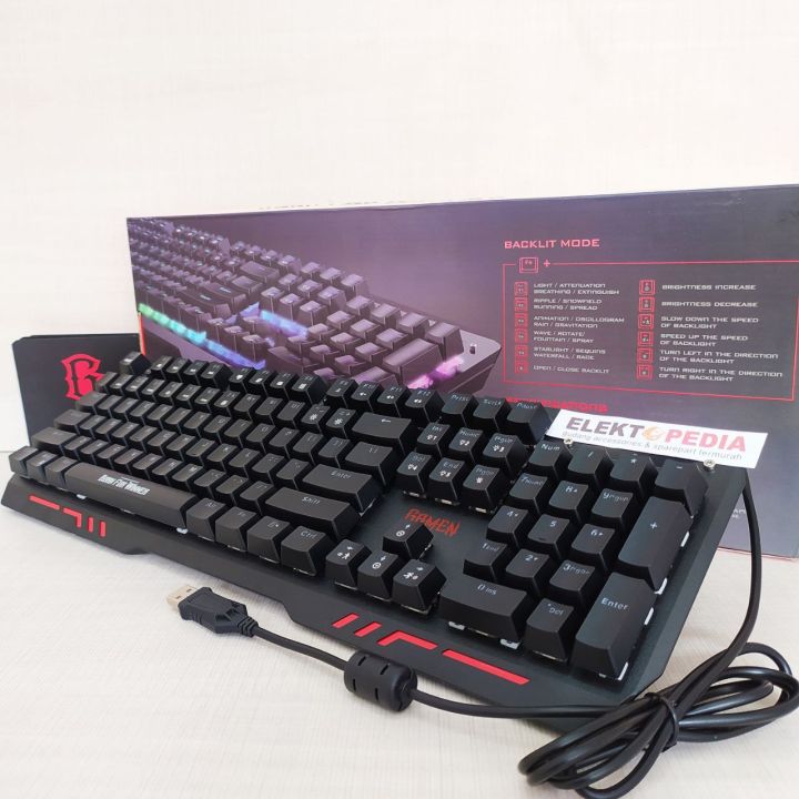 KEYBOARD ROBOT GAMING GAMEN TITAN | Lazada Indonesia