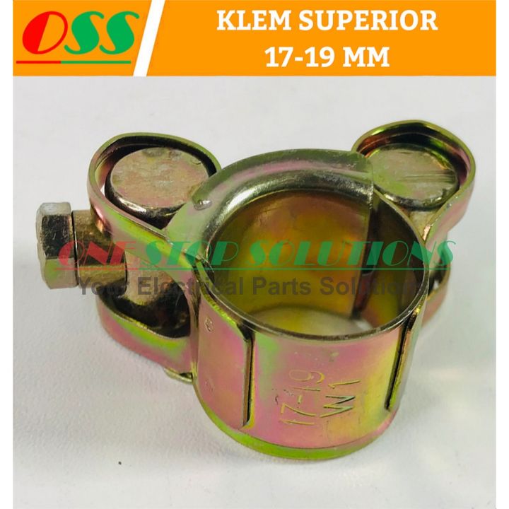KLEM SUPERIOR ATAU CLAMP SUPERIOR ATAU HEAVY DUTY HOSE CLAMP 17-19 MM ...