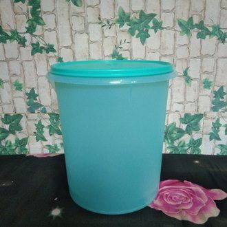 TUPPERWARE GIANT CANISTER TOSCA KAPASITAS 8.4 LITER / TOPLES JUMBO ...