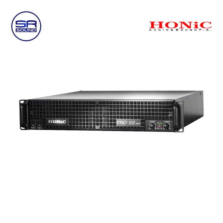 HONIC PRO22 เพาเวอร์แอมป์ 2CH สวิสชิ่ง PRO-22 PRO 22 (สินค้าใหม่ ศูนย์ไทย/ออกใบกำกับภาษีได้ ...