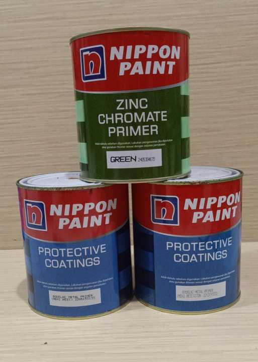 Nippon Paint Zinc Choremate Primer & Protecting Coating / Cat Meni Besi ...