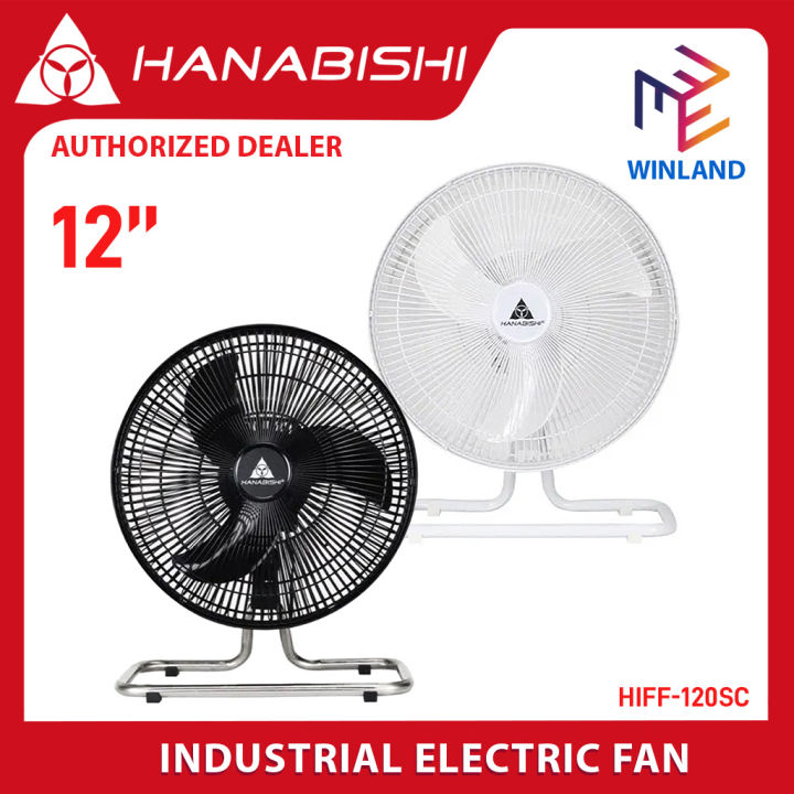 HANABISHI Industrial 12inch Blade Floor Fan / Electric Fan 3-speed ... HANABISHI Industrial 12inch Blade Floor Fan / Electric Fan 3-speed ...