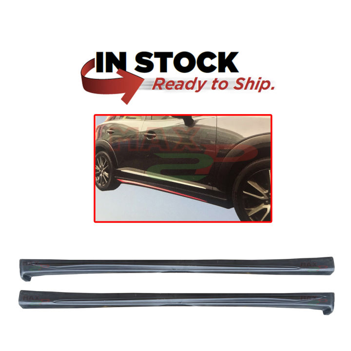 Mazda CX3 CX-3 (2015) OEM Style Side Skirt Door Under Lower Spoiler PU ...