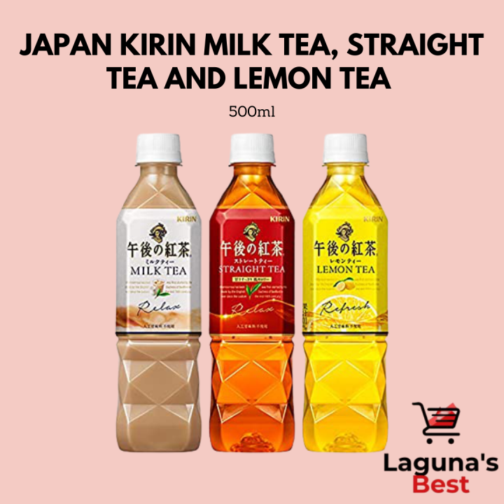 Japan Kirin Milk Tea, Straight Tea and Lemon Tea 500 ml | Lazada PH