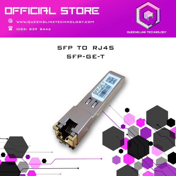 HSGQ-1G-T 10/100/1000 Base-T Copper RJ45 SFP Gigabit Ethernet ...