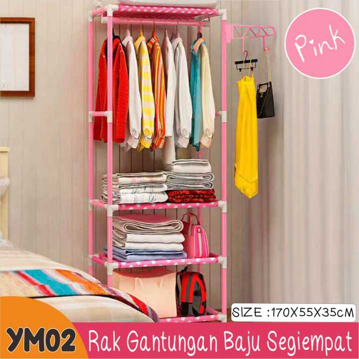 Stand Hanger / Rak Gantungan Jemuran Baju - Rak Multiguna Stainless ...