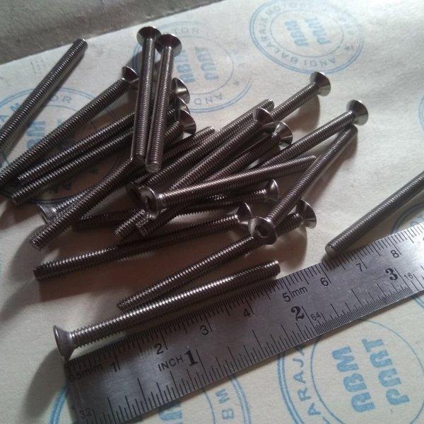 Baut Csk Socket Screw Verseng L Ss304 M8 X 50 Atau Baut 12 Panjang 5Cm ...