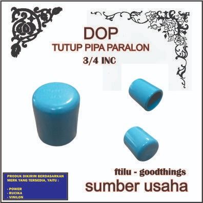 DOP PARALON PVC 3/4 INC BRANDED (POWER ATAU RUCIKA ATAU VINILON) UNTUK ...