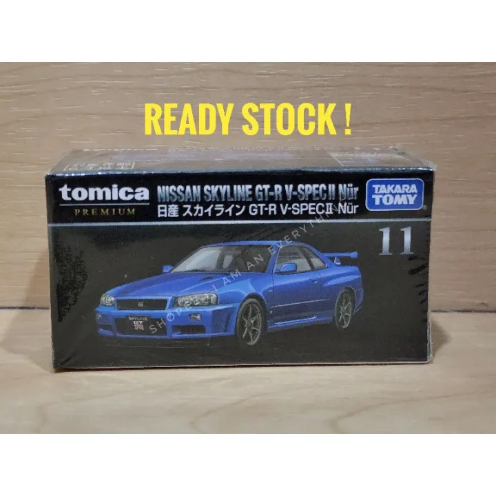 Tomica Nissan Skyline GT-R V R-34 Spec II biru original R34 | Lazada ...