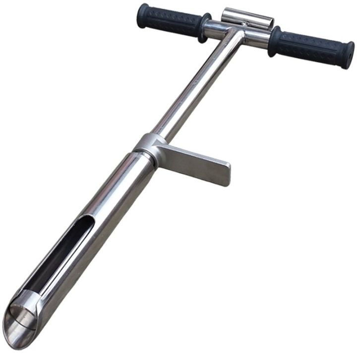 Stainless Steel Soil Sampler with Foot Pedal and Scale 0.5M 38mm Drill ...