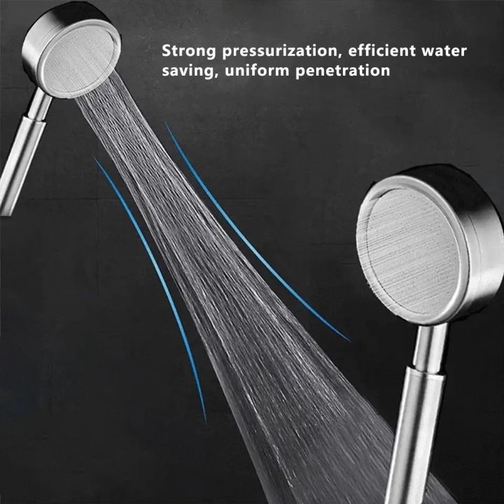 SUS 304 Stainless Steel High Pressure Shower Head Handheld Adjustable ...