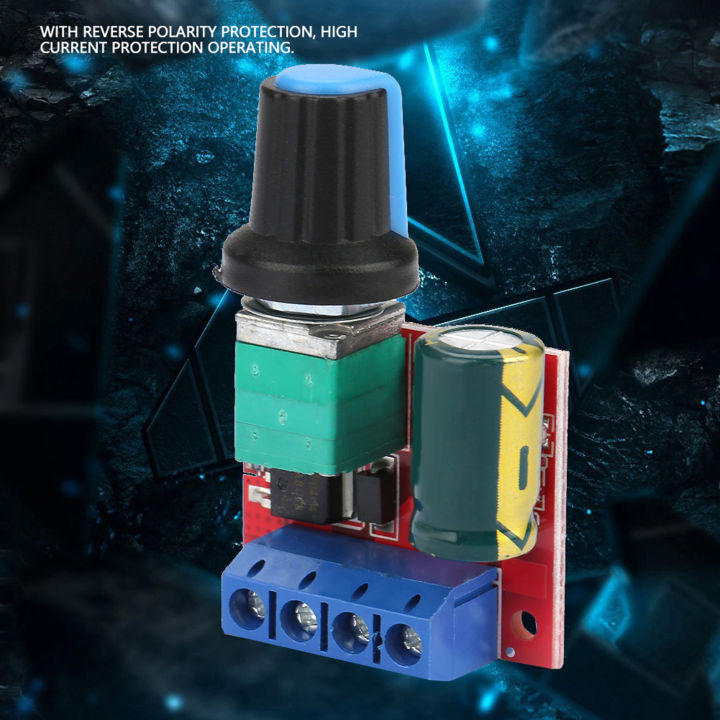 5V-28V 5A DC Motor Speed Controller PWM Speed Regulator Driver Controller Switch Volt Regulator ...