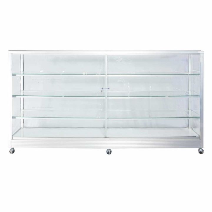 RAK ETALASE KACA 2 Meter RODA KHUSUS BOGOR DAN DEPOK | Lazada Indonesia