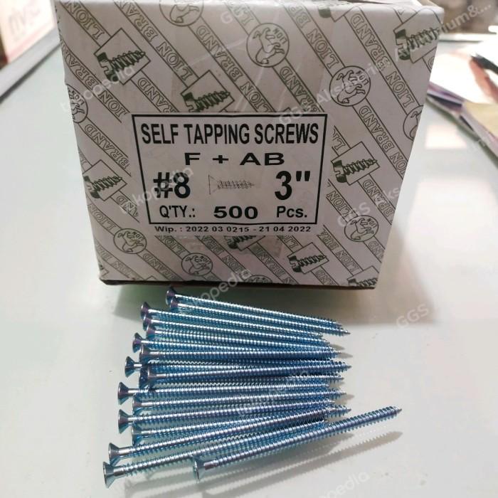 SCRUP TAPPING FAB 8X3" MOON LION - GUDANG BANGUNAN77 | Lazada Indonesia