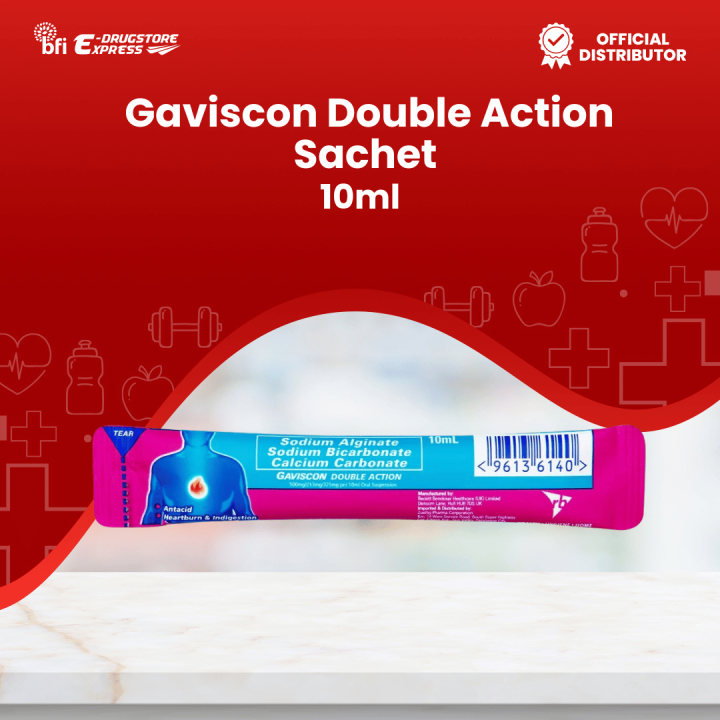 Gaviscon Double Action Sachet 10ml | Lazada PH