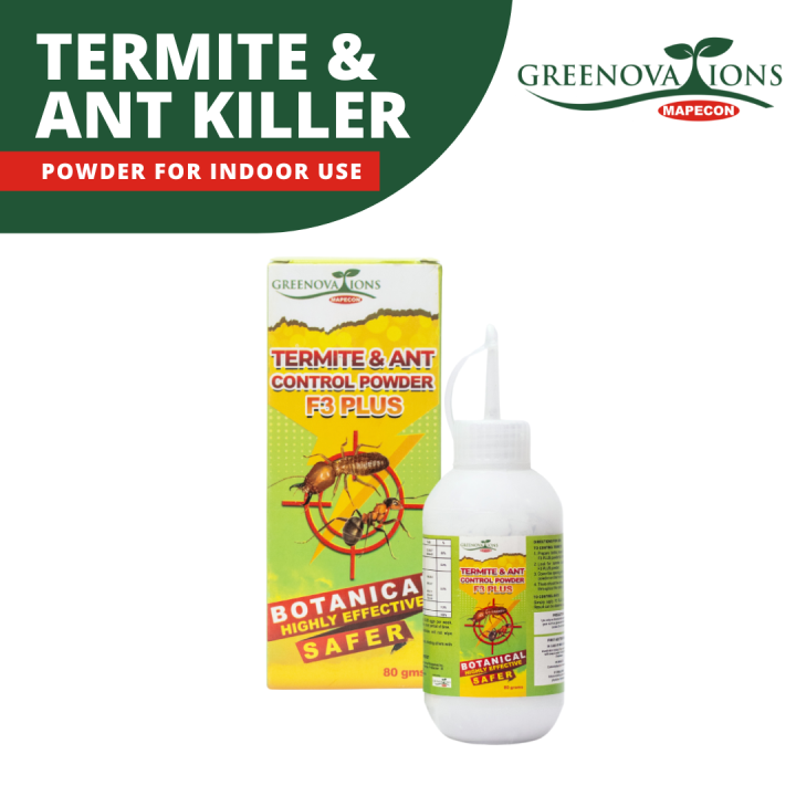 MAPECON GREENOVATIONS F3Plus Termite and Ant Killer Powder 80 GRAMS ...