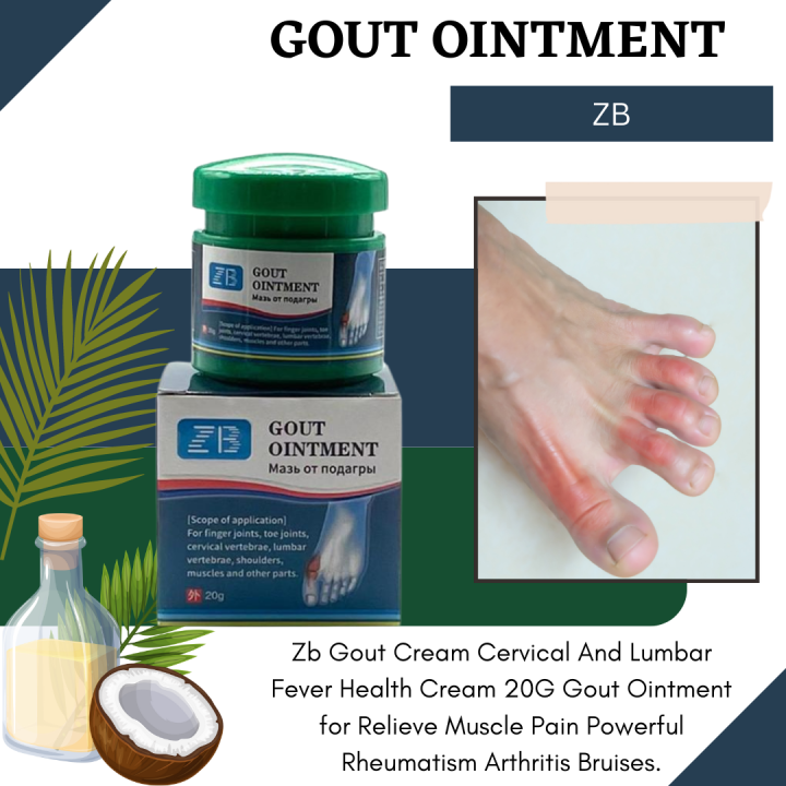 ORIGINAL 20g Gout Ointment Treatment-Relief for Gout and Arthritis ...