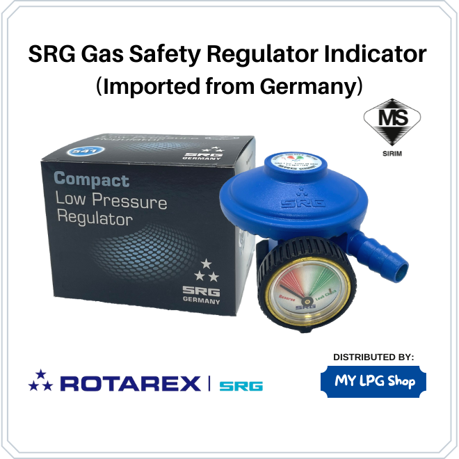 SRG GAS REGULATOR INDICATOR | GERMAN IMPORTED | SIRIM CERTIFIED ...