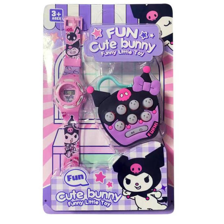 Kuromi Melody Unicorn Cute Rabbit Pink Bear Hello kitty digital watch ...
