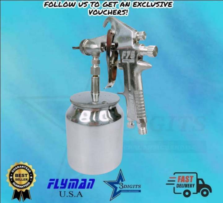 Flyman F75 Pneumatic Spray Gun ( Non Gravity ) | Lazada PH