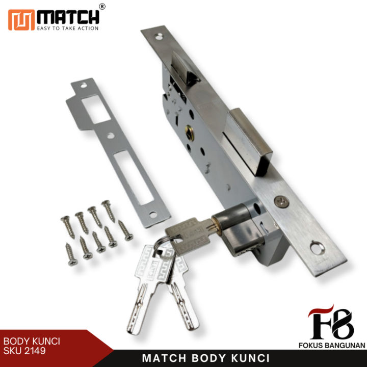 Body Kunci Pintu Silinder Komp Key / Body Kunci Lidah | 73 | 964 | 965 ...