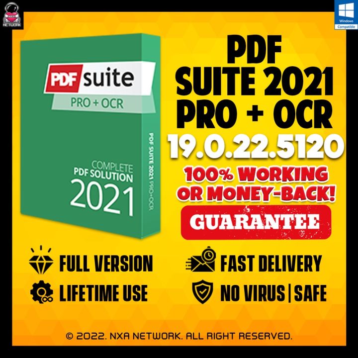 PDF Suite 2021 Pro + OCR 19.0.22.5120 | Guide Provided | Lifetime Full ...