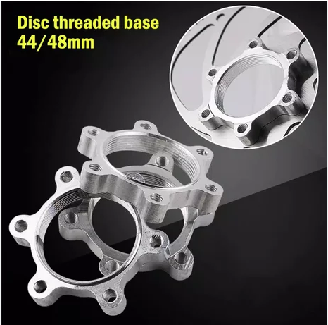 44/48mm Aluminium Alloy MTB Bike Threaded Hubs Disc Brake Rotor Adapter ...