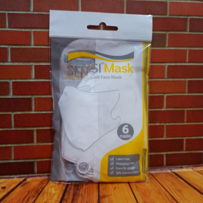 SENSI Mask Duckbill Face Mask Premium Gold Masker Medis isi 6 Pcs ...