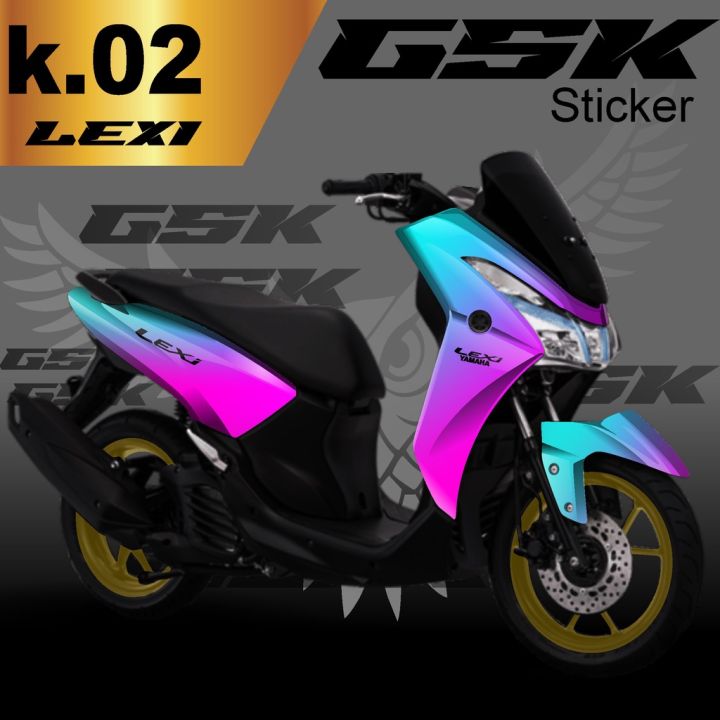 Decal Sticker Lexi Fullbody-Dekal stiker yamaha lexi- k.03 | Lazada ...