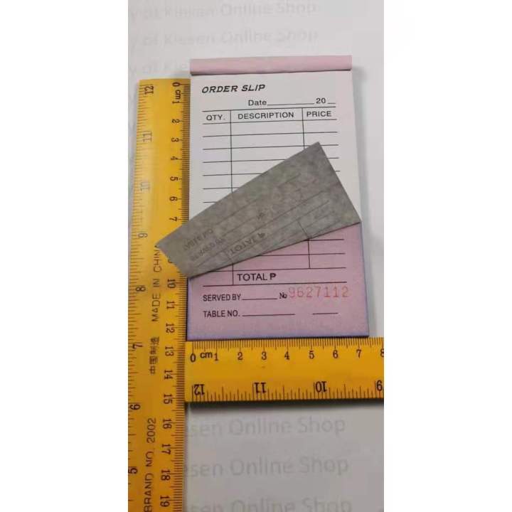 ORDER SLIP Receipt List 7.5x13.5cm (10pcs pad) | Lazada PH