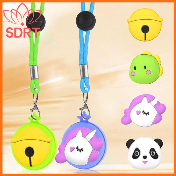 SDRT พร้อมฝาการ์ตูน4แพ็ค สร้อยคอสำหรับเด็ก ซิลิโคนทำจากซิลิโคน อะไหล่ ...