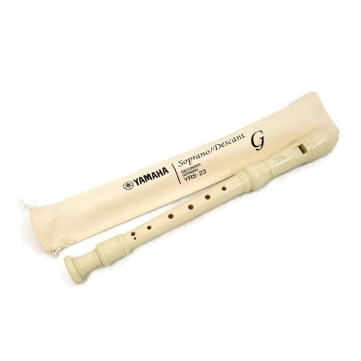 Plastic Soprano Recorder Yamaha YRS-23B Music Instrument Bahan Musik ...