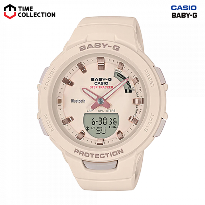 Casio Baby-g Bluetooth Digital Analog Watch BSA-B100-4A1 w/ 1 Year ...
