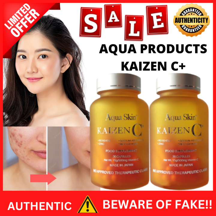 Vitamin C Supplement by AQUA SKIN KAIZEN C+ with Roseship , zinc , beta ...