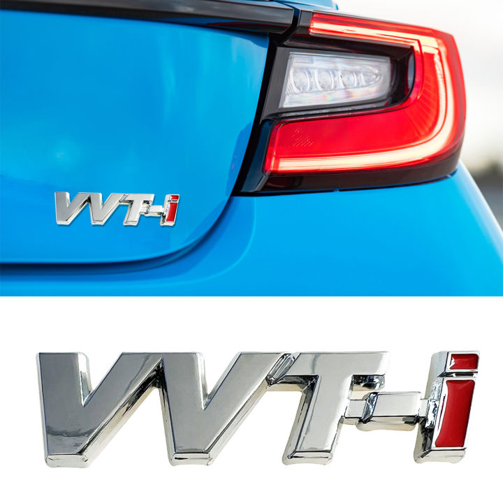 3D VVT-I Auto Car Side Fender Rear Trunk Emblem Sticker Badge Decals ...