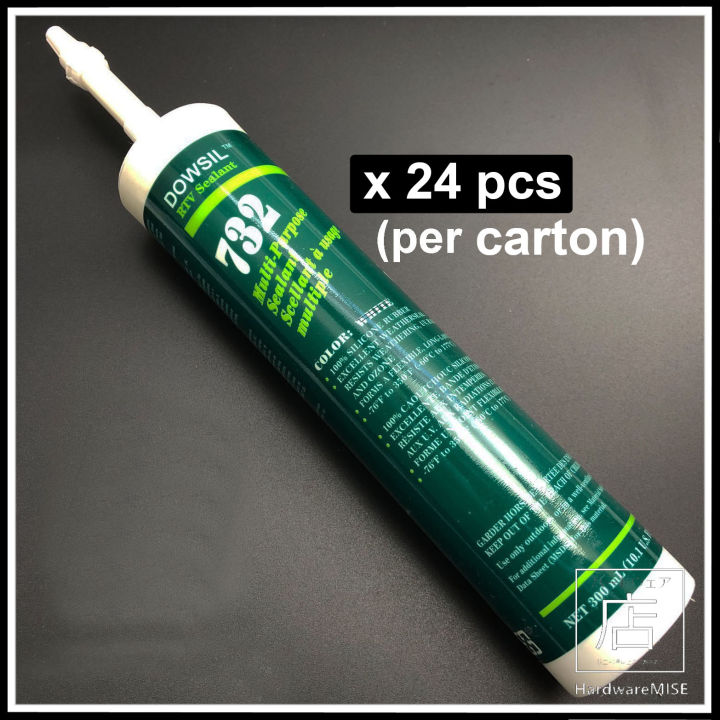 Dow Corning 732 Dowsil 732 Food Grade Multi-Purpose Silicone Sealant (24 tubes) Malaysia Ready ...
