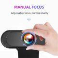ANSEN Webcam for PC Laptop Online Class 2K 1080P HD USB Web Camera with ...