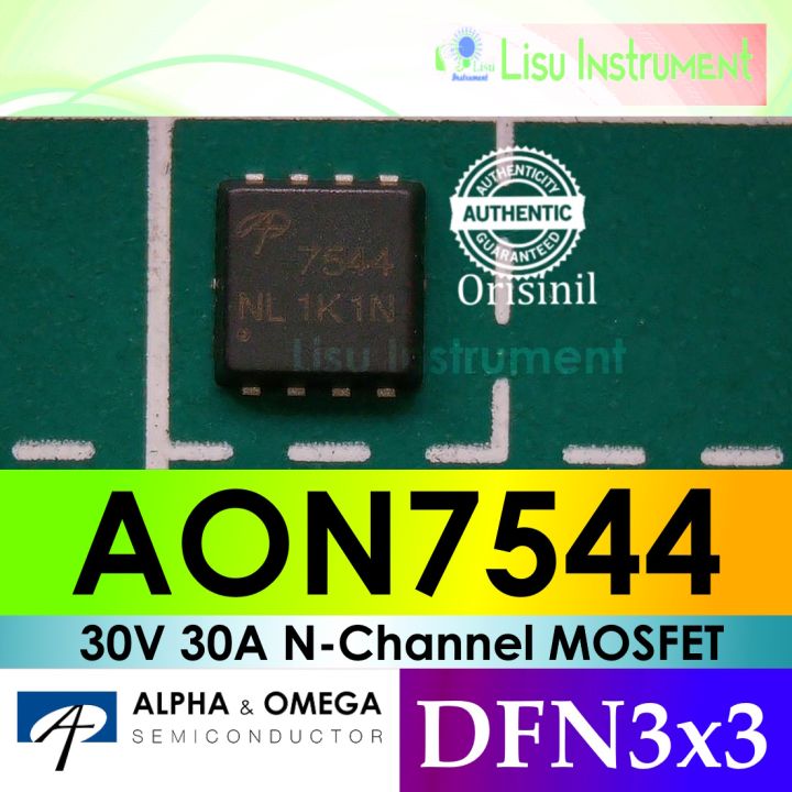 AON7544 30V 30A N-Channel MOSFET 7544 DFN3x3 Alpha & Omega ORIGINAL | Lazada Indonesia