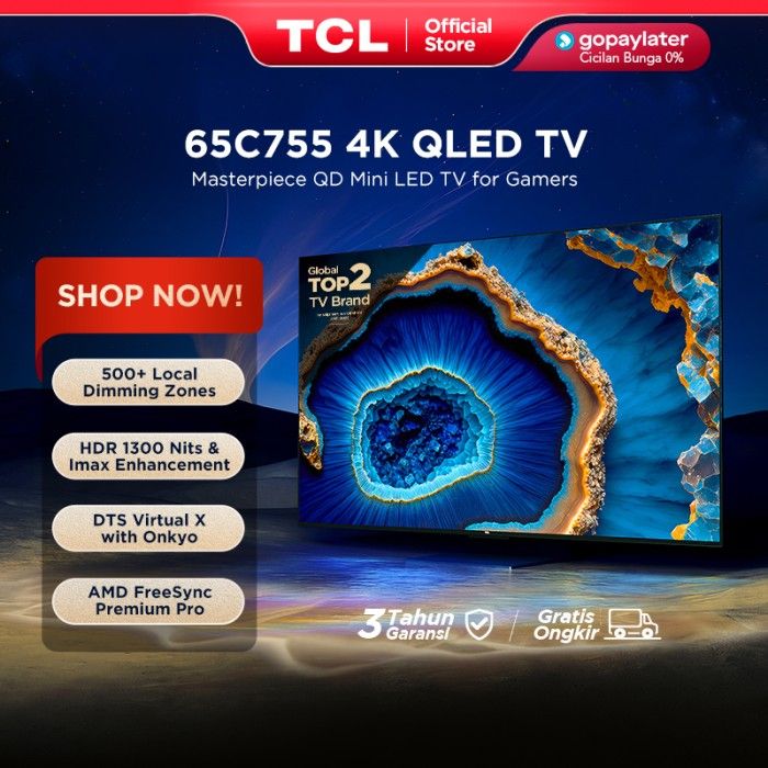 TCL 4K QD-Mini LED Google TV - HDR - IMAX Enhanced - 44Hz VR - C755 ...