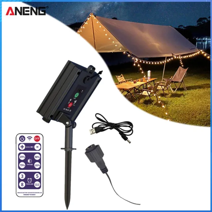【ANENG】Solar Power Battery Box Kit with Lithium Panel Light and Remote ...