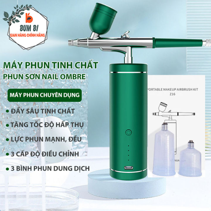Máy Phun Sương Oxy Mini Cấp Ẩm Tinh Chất Cho Da, Súng Phun Sơn Omber ...