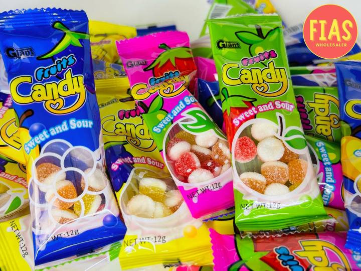 30 Pieces Fruit Candy Sweet & Sour Gummy | Lazada PH