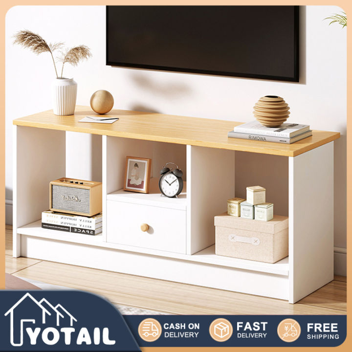YOTAIL Simple Nordic style TV cabinet 90cm small apartment living room ...